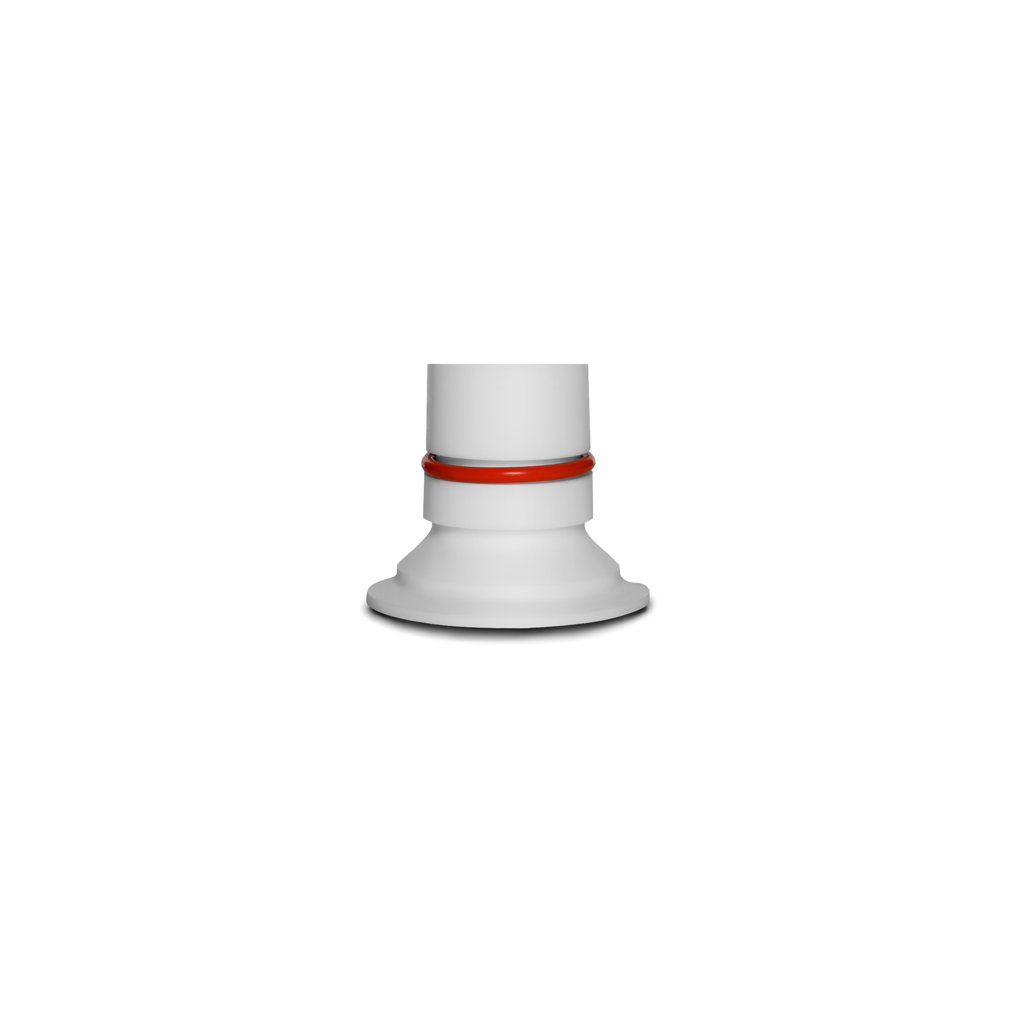 PTFE Adapter, 2in Tri-Clamp to 35/40 Male